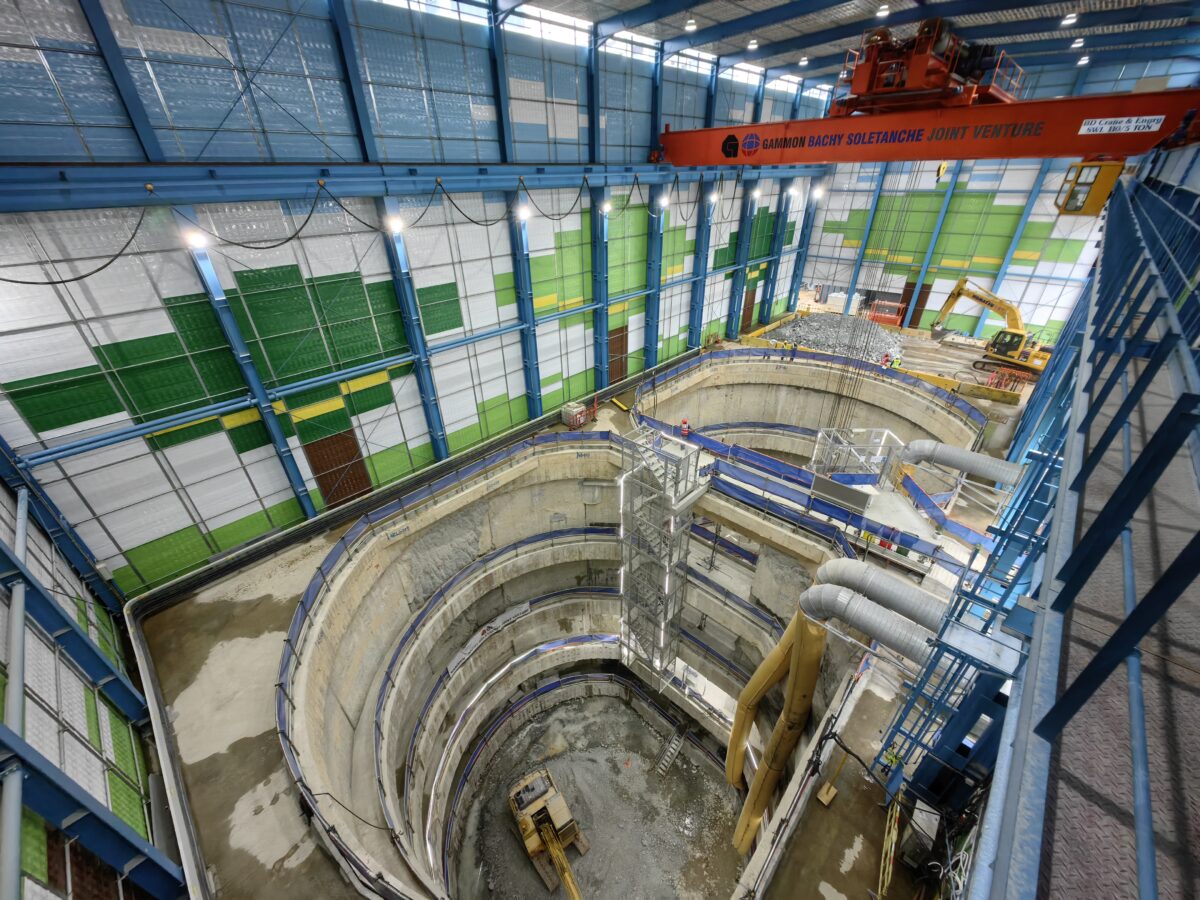 CR116 Ang Mo Kio Integrated launch shaft Progress