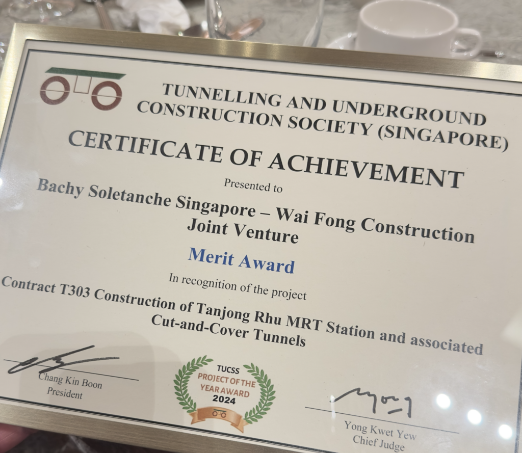T303 Tanjong Rhu Station Wins Project of the Year 2024 - BSS